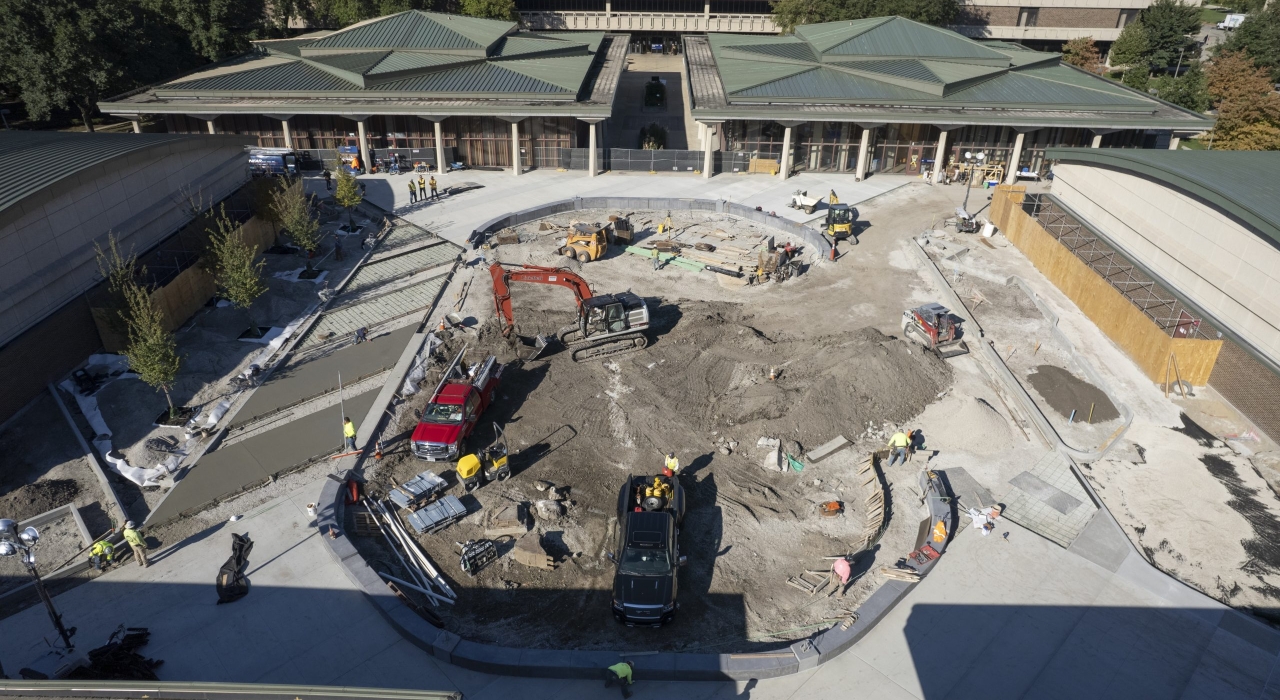 UIC East Campus Quad Landscaping - Accel Construction