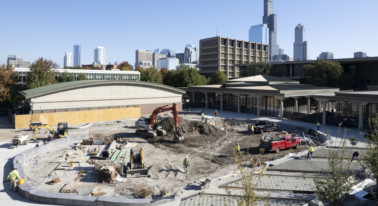 UIC East Campus Quad Landscaping - Accel Construction