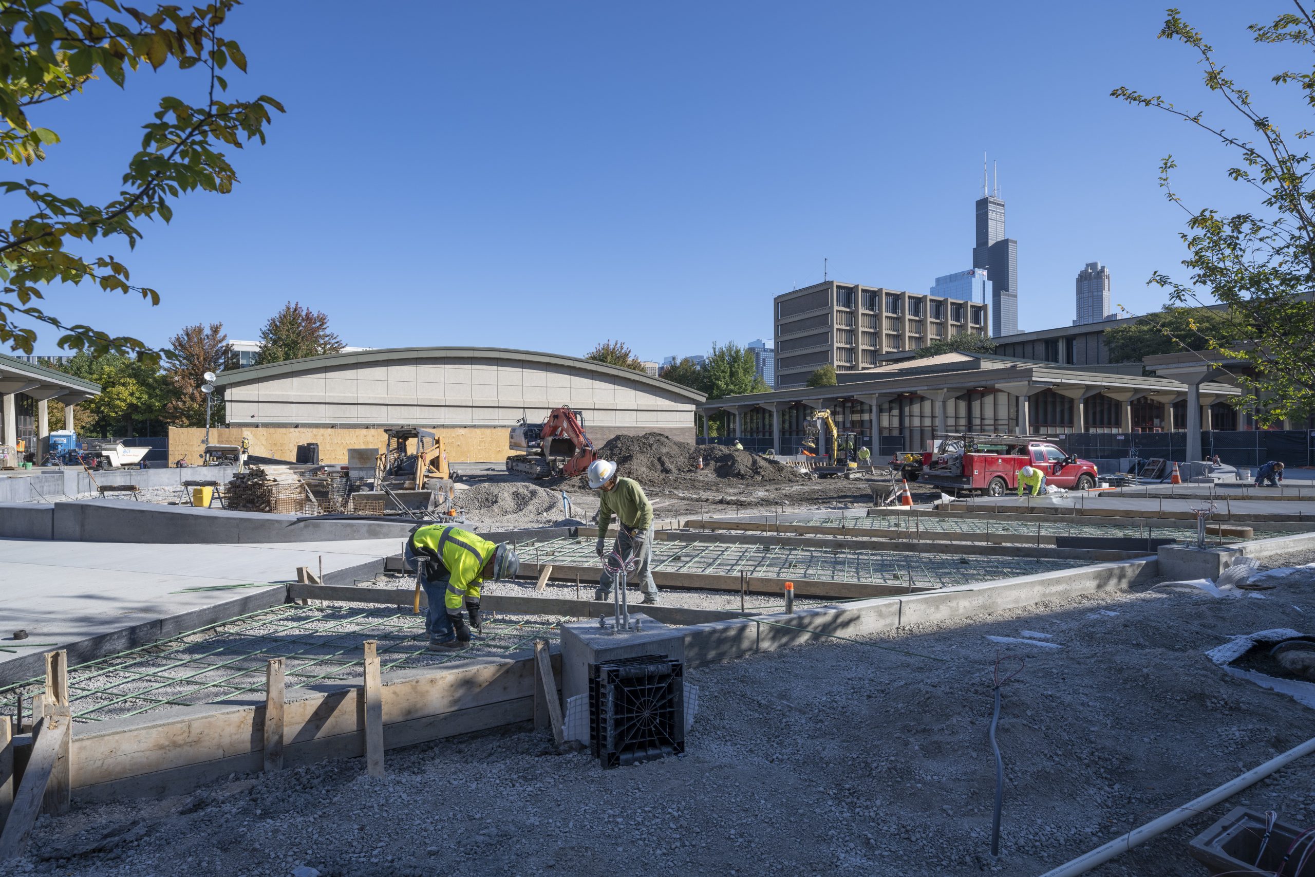 UIC East Campus Quad Landscaping - Accel Construction